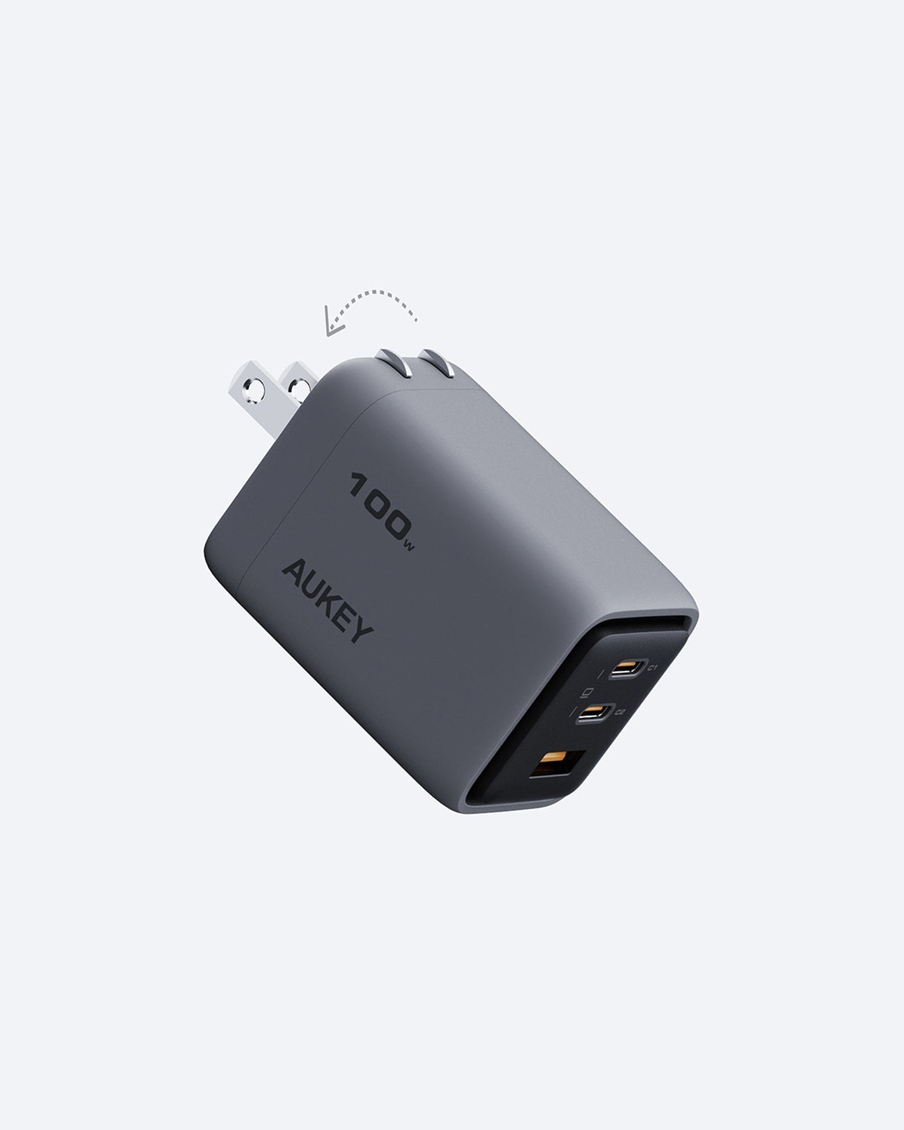 AUKEY Comet Mix 3 100W PD Wall Charger with GaN Technology PA-C5