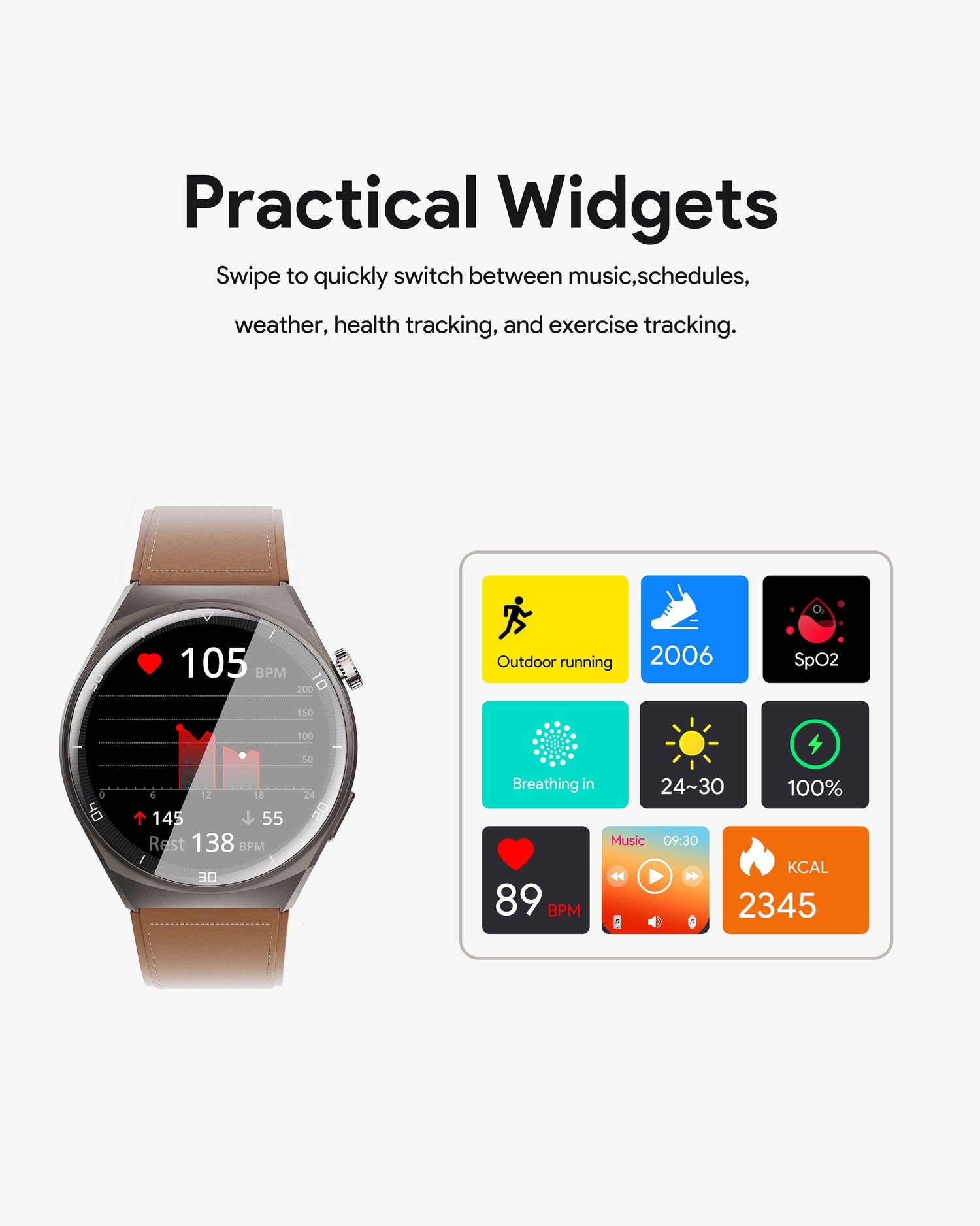 Smartwatch AUKEY SW-2U SmartWatch 2 Ultra - Advanced Features
