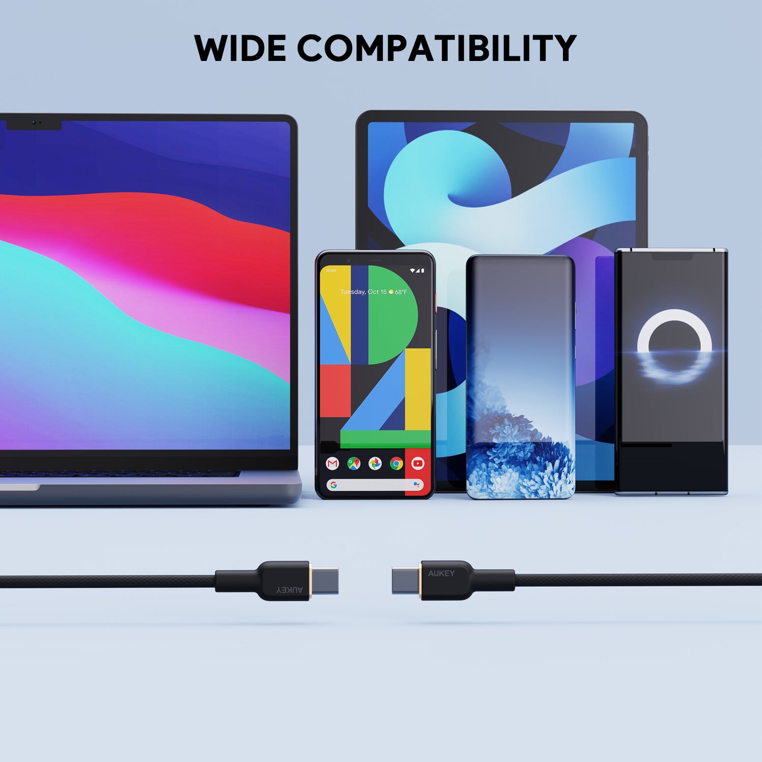 AUKEY CB-NCC | 60W 1m USB-C to USB-C Cable
